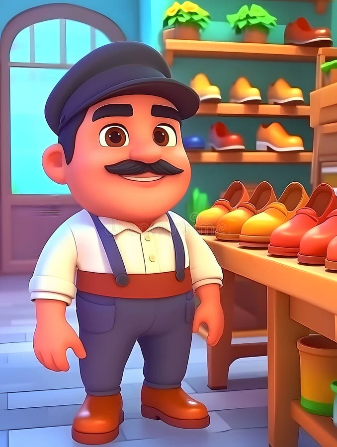 Male Shoemaker Stock Illustrations – 389 Male Shoemaker Stock ...