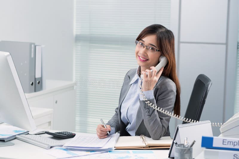 Busy bookkeeper stock photo. Image of woman, businesswoman - 50161672