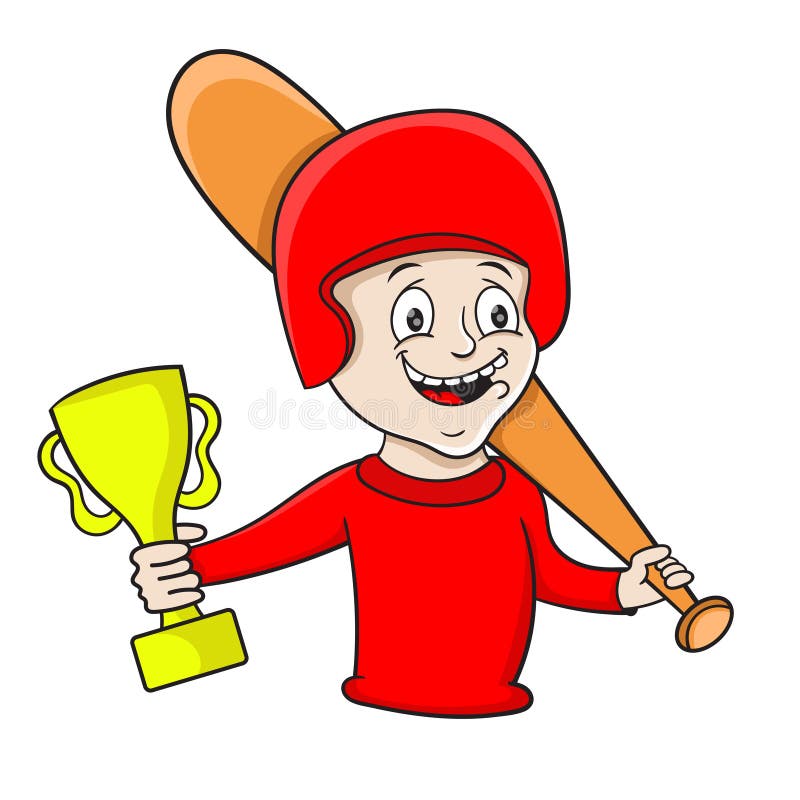Boy Holding Trophy Stock Illustrations – 456 Boy Holding Trophy Stock ...