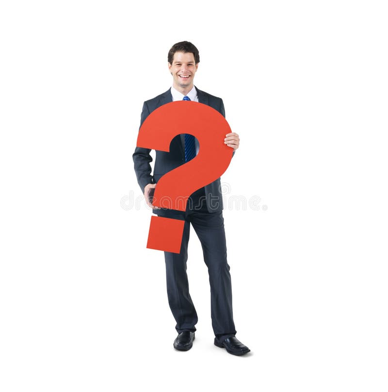 Cheerful Business Man stock photo. Image of holding, front - 39650410