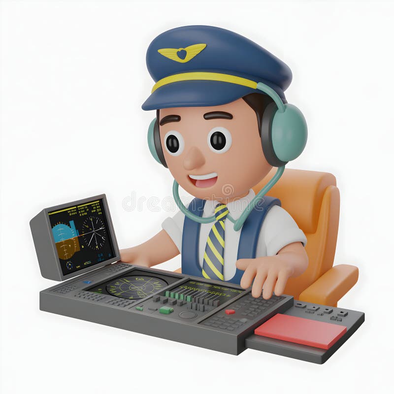 Cartoon Flight Engineer Stock Illustrations – 245 Cartoon Flight ...