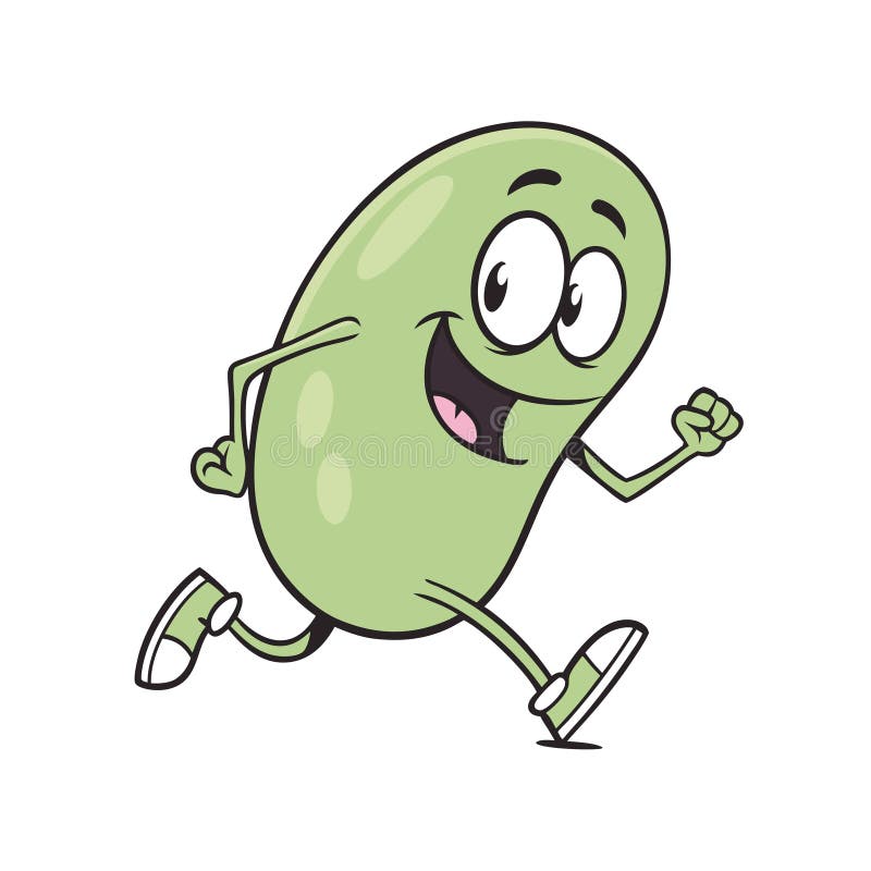 Cartoon Lima Bean Character Stock Illustrations – 11 Cartoon Lima Bean ...