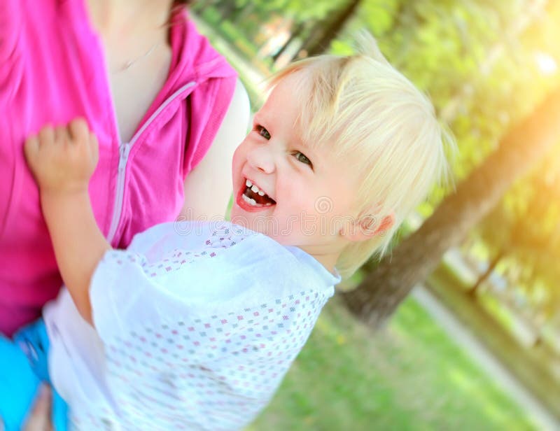 Cheerful Child outdoor stock image. Image of delight - 54544915