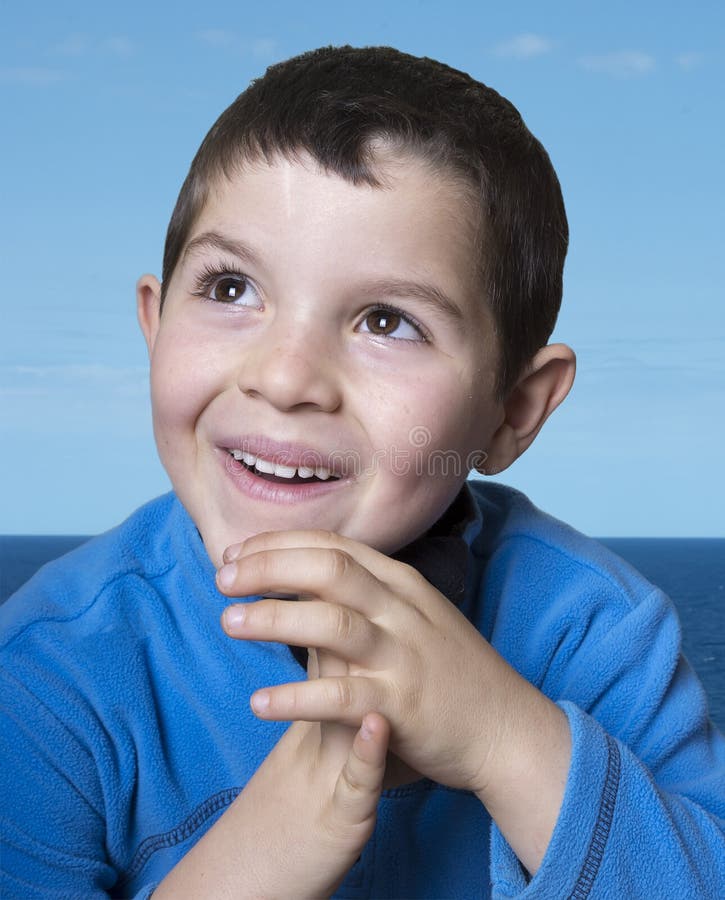 Cheerful child stock image. Image of little, human, summer - 40977307