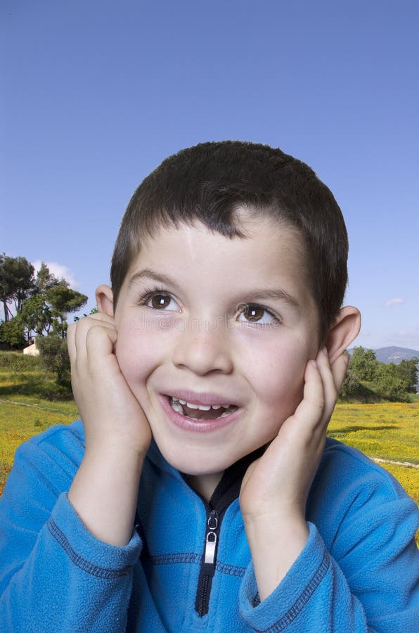 Cheerful child stock photo. Image of innocence, cheerful - 44979190