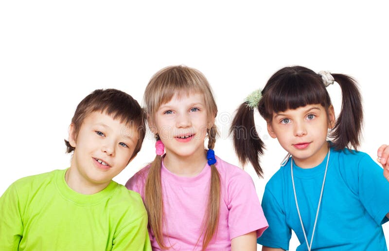 Cheerful children stock image. Image of person, rejoicing - 19227573