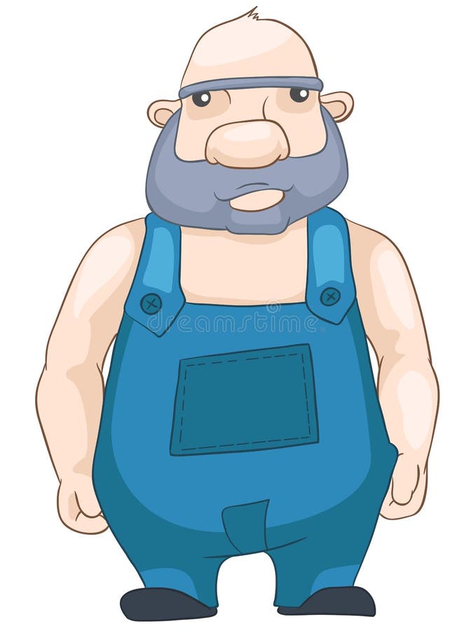 Cheerful Chubby Men stock vector. Illustration of beard - 31847904