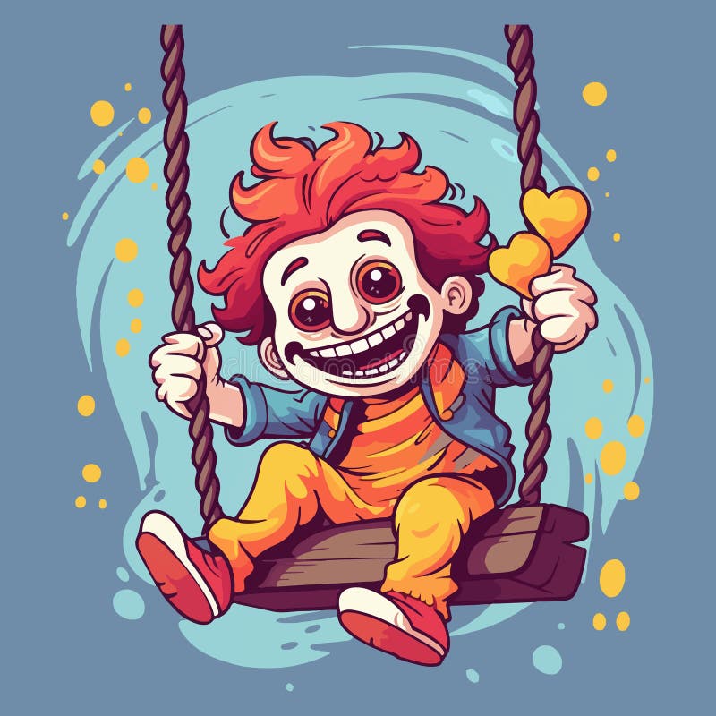 Sticker Swing. Related To Amusement Park Symbol. Glyph Style. Simple ...