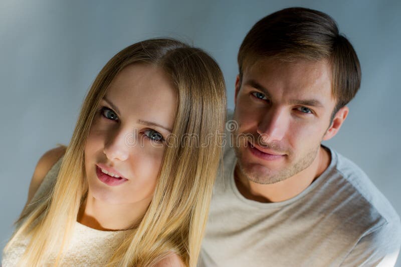 Portrait of young people stock image. Image of pair, white - 30211795