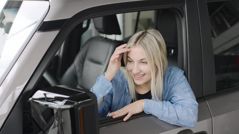 Exciting Moments in a Car Showroom Featuring Slow Motion Vehicle ...
