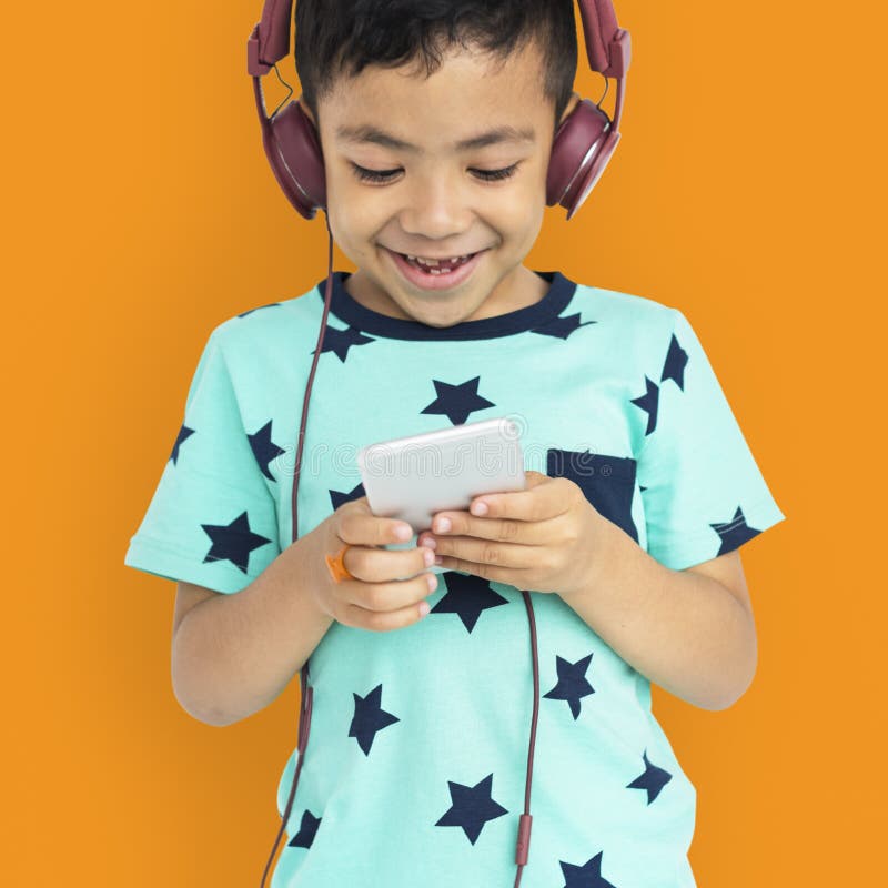 Cheerful Cute Kid Having Fun Concept Stock Image - Image of kids, child ...