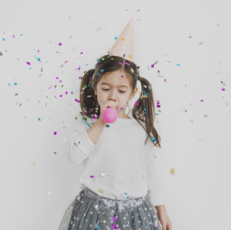 Cheerful Cute Kid Having Fun Concept Stock Image - Image of glove ...