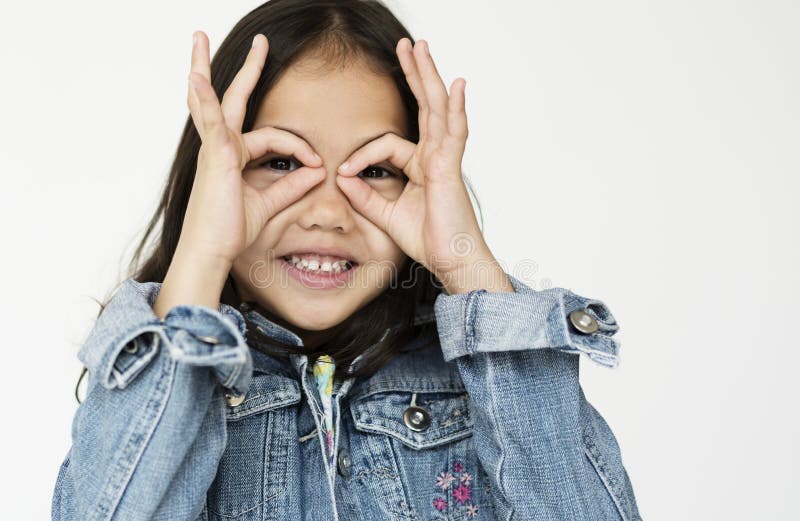 Cheerful Cute Kid Having Fun Concept Stock Photo - Image of mask ...