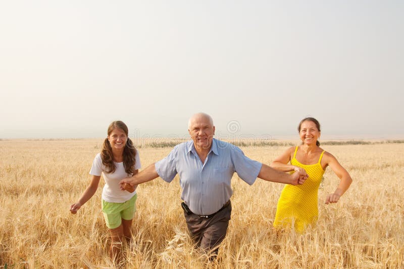 Cheerful family stock image. Image of group, ears, couple - 18080851