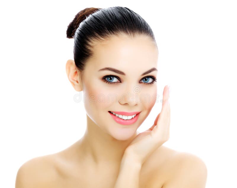 Clear skin beauty stock photo. Image of caucasian, health - 20467066