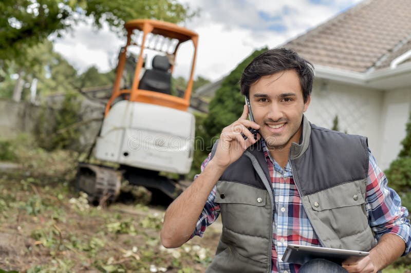 Foreman Taking Notes stock image. Image of inspect, check - 298898937