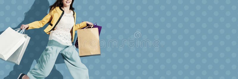 Cheerful Happy Woman Enjoying Shopping Stock Photo - Image of cute ... Cheerful Happy Woman Enjoying Shopping Stock Photo - Image of cute ...