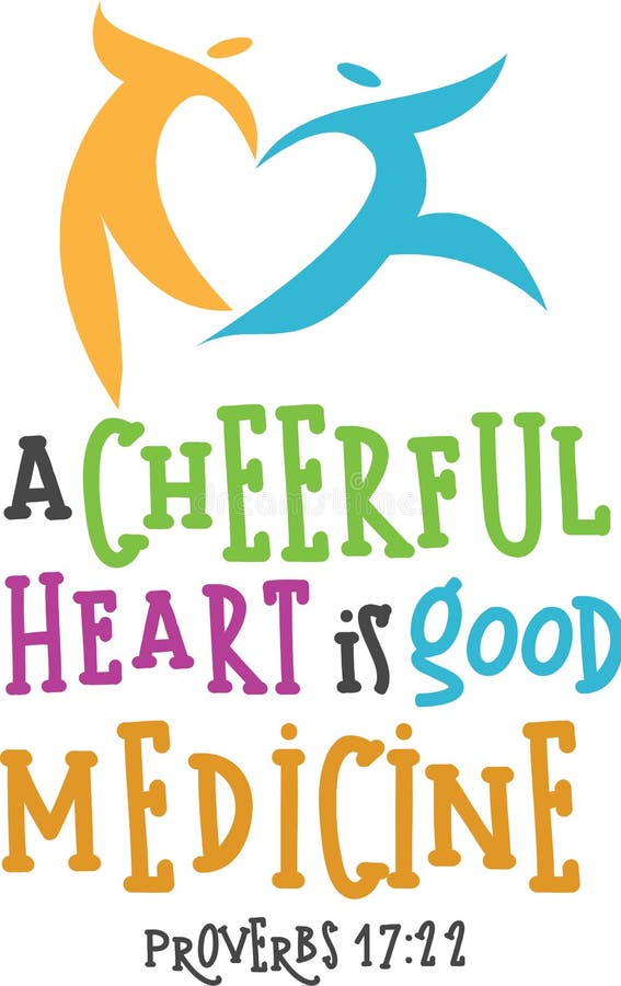 Scripture Cheerful Heart Stock Illustrations – 10 Scripture Cheerful ...