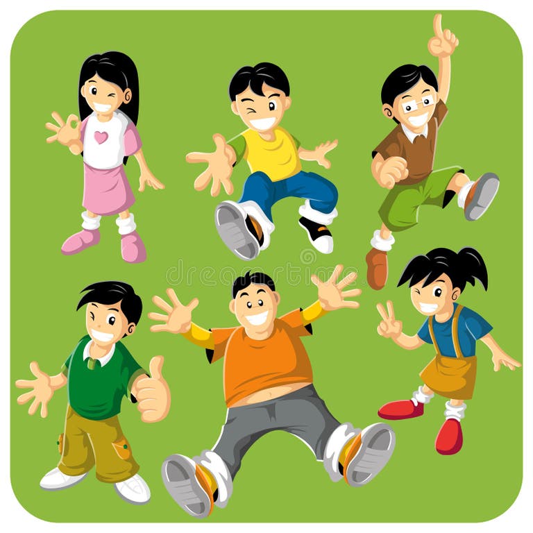 Cheerful Friendship Character Illustration Stock Illustrations – 39,273 ...