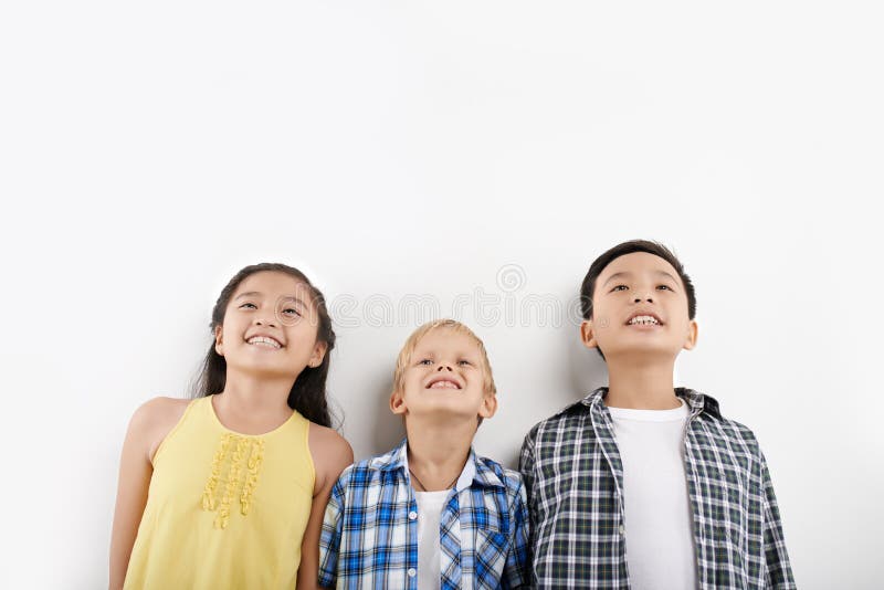 Cheerful kids stock image. Image of company, friends - 66443259