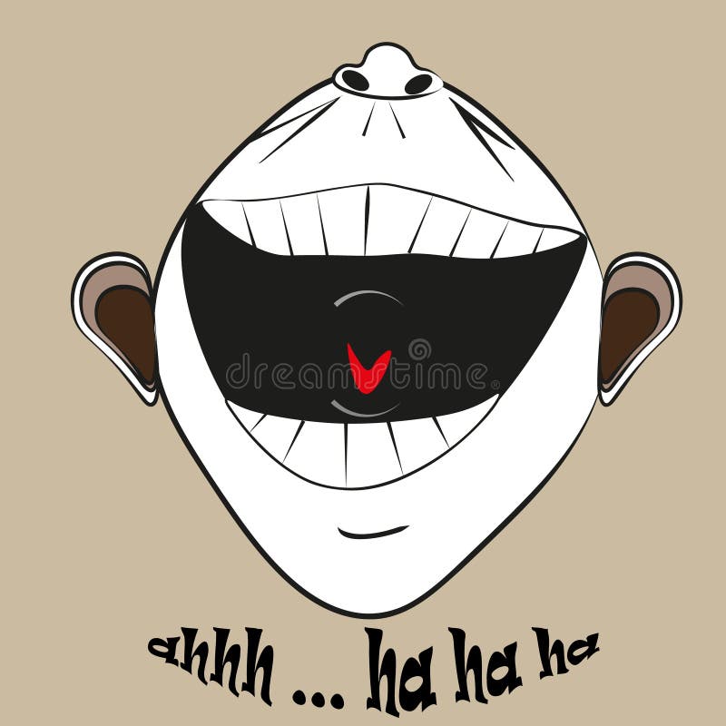 Drawing Cheerful Emotion `it`s Cool` Stock Illustration - Illustration ...