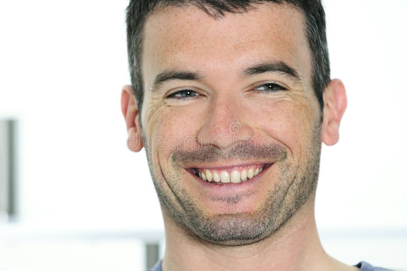 Cheerful man stock image. Image of looking, lifestyle - 19197307