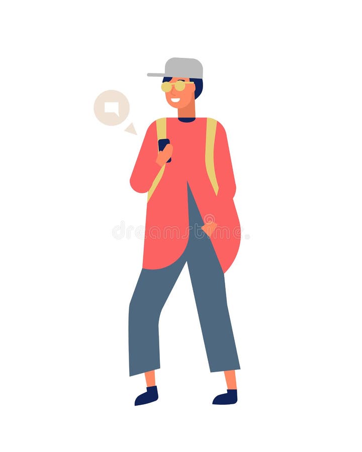 Boy Texting Stock Illustrations – 486 Boy Texting Stock Illustrations ...