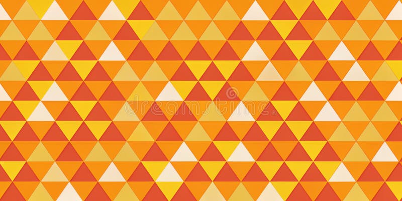 Cheerful Orange and Yellow Triangle Pattern for Playful Room Decor ...