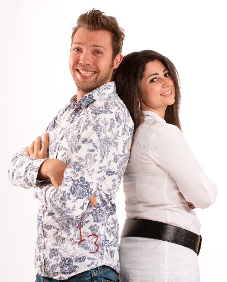 Cheerful pair stock photo. Image of girl, together, cheerful - 41087118