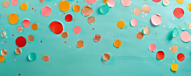 A Cheerful Patterned Teal Paper Backdrop, Featuring Playful Designs and ...