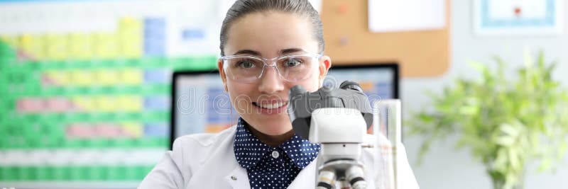 Cheerful Researcher in Protective Uniform Stock Photo - Image of ...