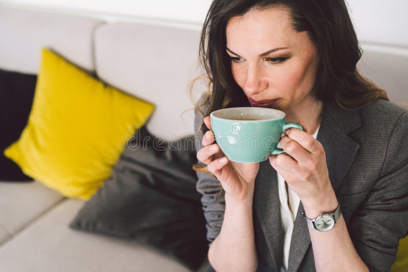 Cheerful Skilled Middle Aged Life or Business Coach Enjoying Creative ...