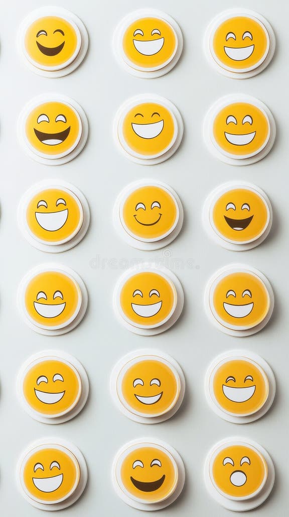 Cheerful Smiley Face Pattern for Fun Wall Decor and Positive Vibes ...