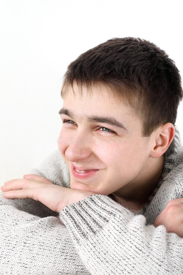 Cheerful teenager stock image. Image of pleasure, adolescence - 24769387