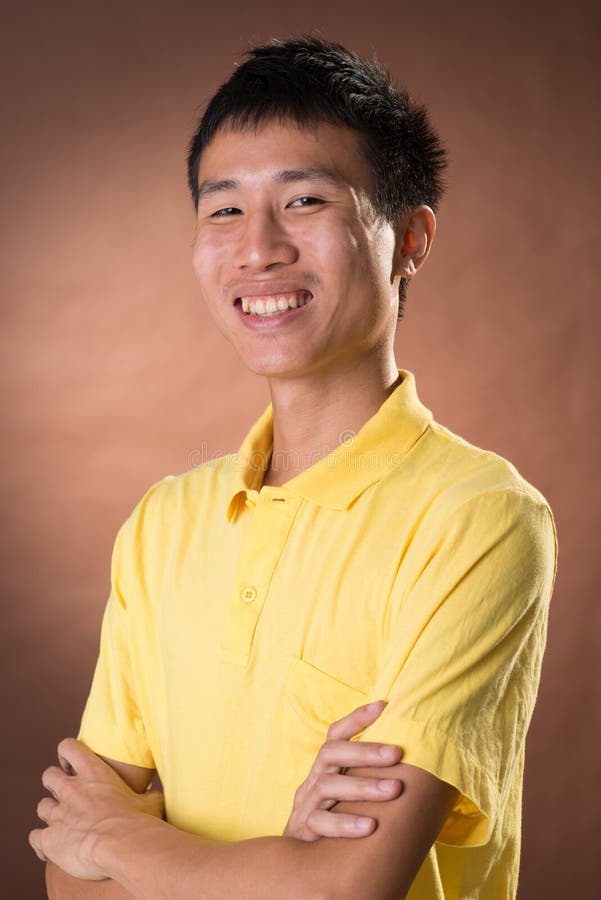 Cheerful young frank guy stock image. Image of face, guileless - 50096401