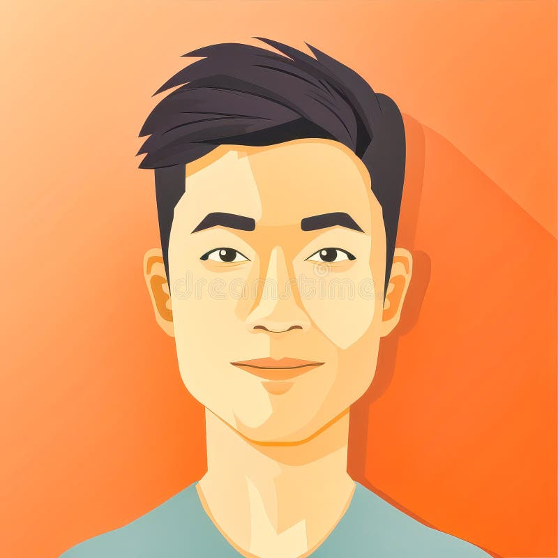 A Cheerful Young Man with a Friendly Smile Stock Image - Image of ...