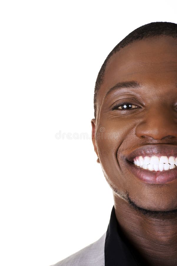 Cheering black man stock photo. Image of face, casual - 46297150