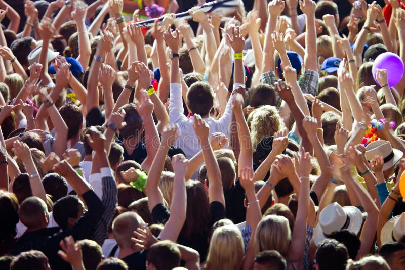 Cheering crowd stock image. Image of stage, sound, public - 18902175