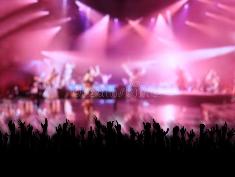 842 Concert Crowd Pink Stock Photos - Free & Royalty-Free Stock Photos ...