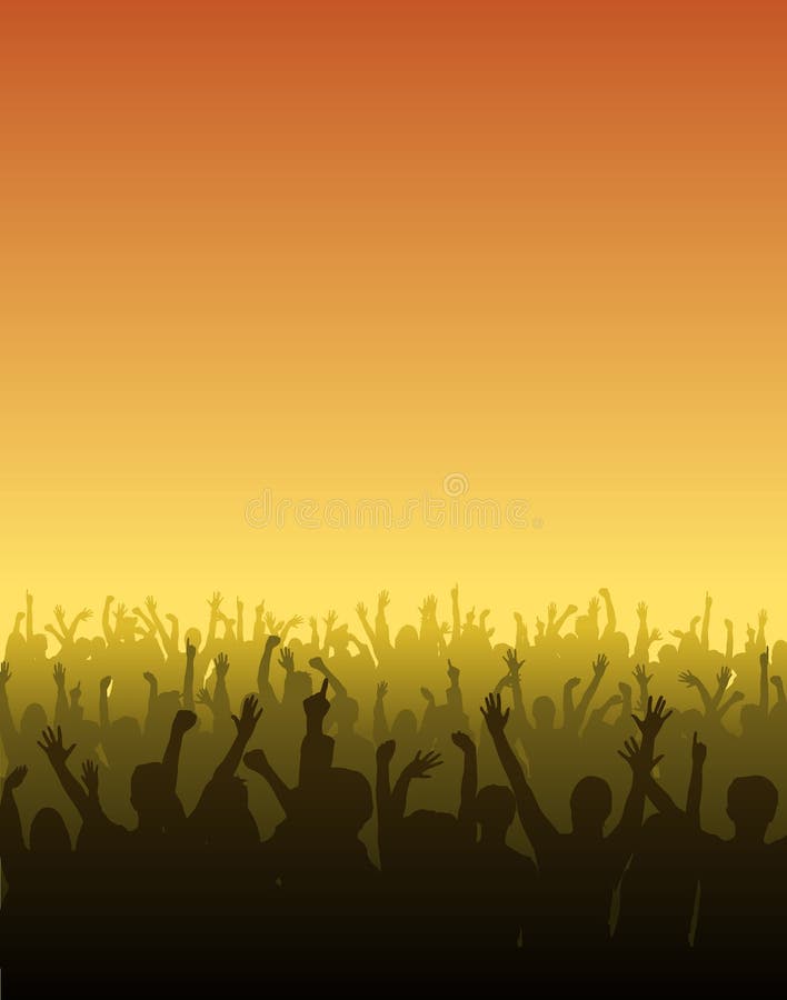 Cheering Fans stock vector. Illustration of mist, cheer - 3011361