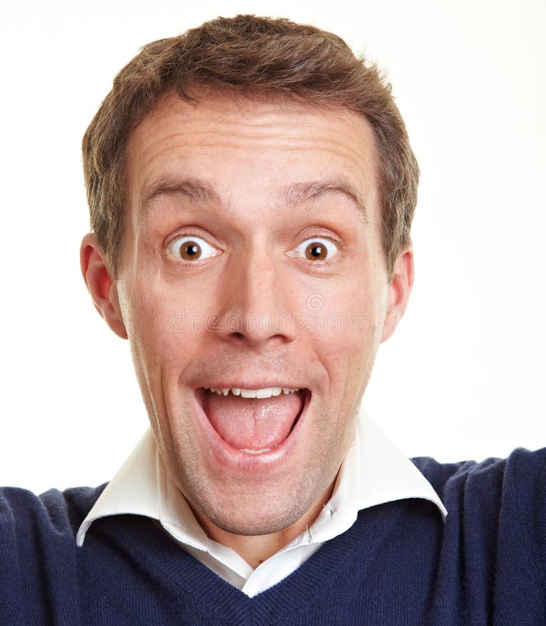 Cheering happy man stock photo. Image of manager, people - 25470174