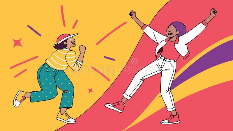 Cheering People Crowd, Celebration and Joyful Event Scene. Vector ...