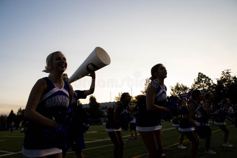 Cheering Squad On Football Field Picture. Image: 117608660
