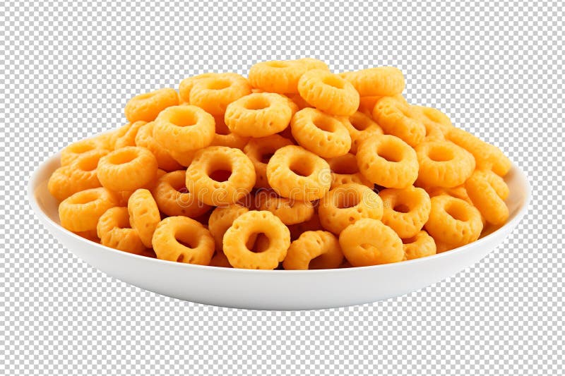 Cheerios Cereal Corn Rings Isolated on Transparent Background Stock ...