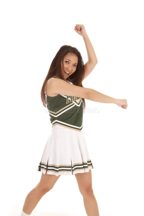 Cheerleader cheering stock photo. Image of gymnastics - 20985972