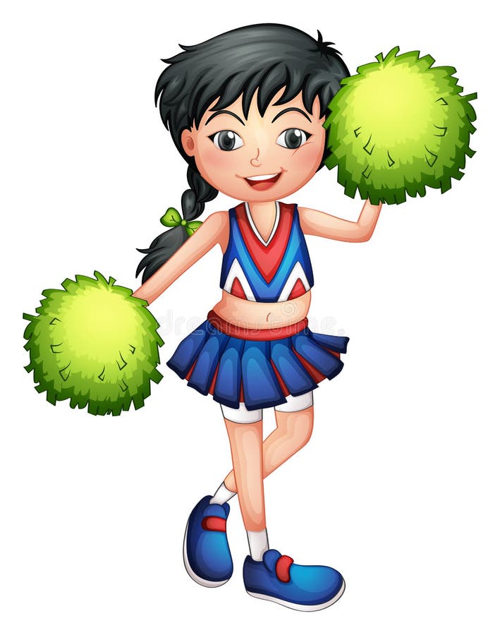 Pixel Art Cheerleader stock vector. Illustration of 1980s - 30655692