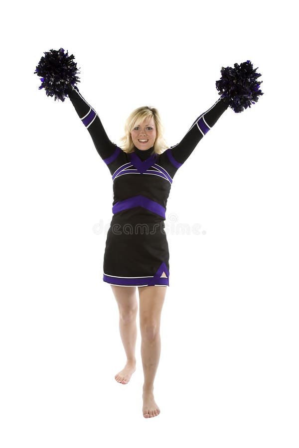 Cheerleader Splits in the Air Stock Photo - Image of beauty, compete ...