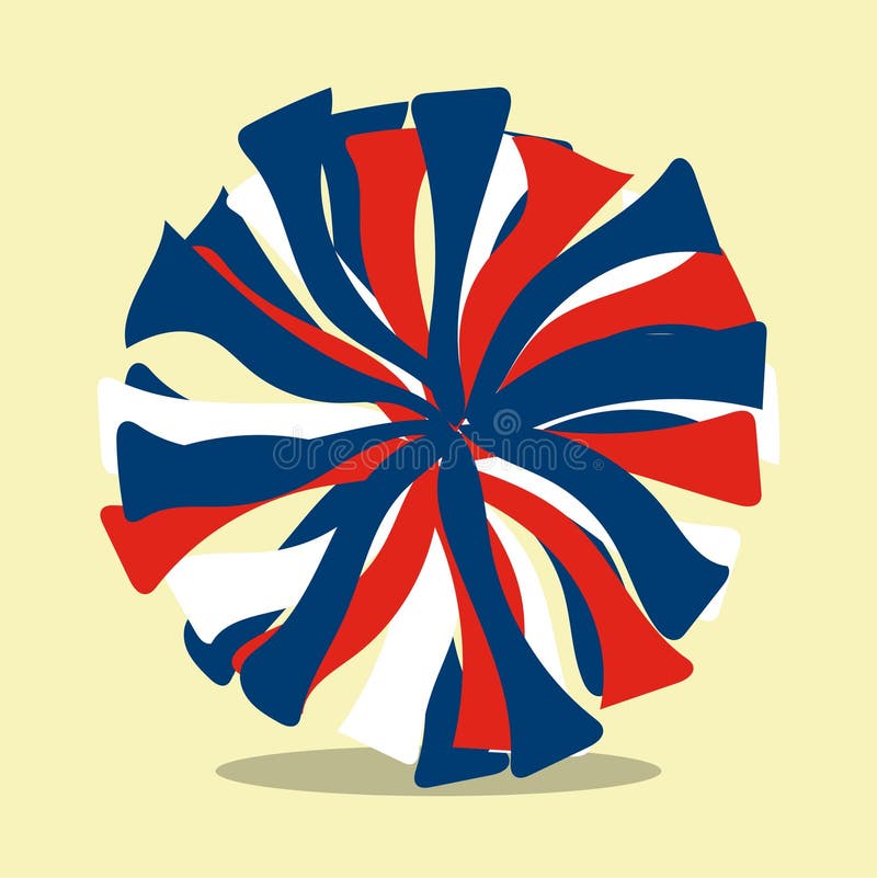 Cheerleaders pompon 17 stock vector. Illustration of cartoon - 198984621