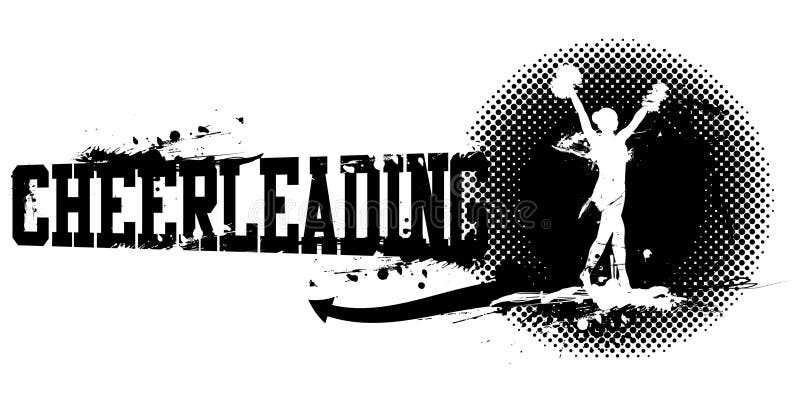 Cheerleading Banner Vector Illustration Stock Vector - Illustration of ...