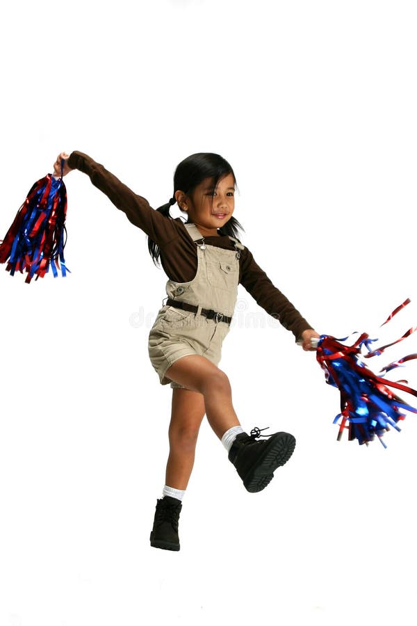 Cheerleading girl stock image. Image of charming, music - 3935669